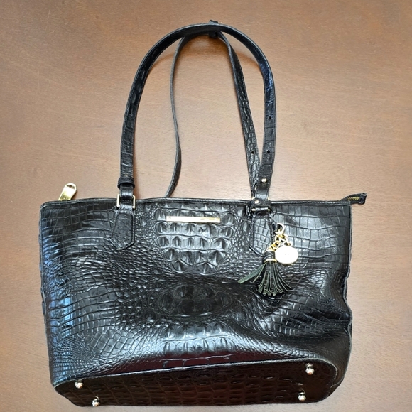 Brahmin | Bags | Brahmin Medium Asher Tote Elegant Black ...